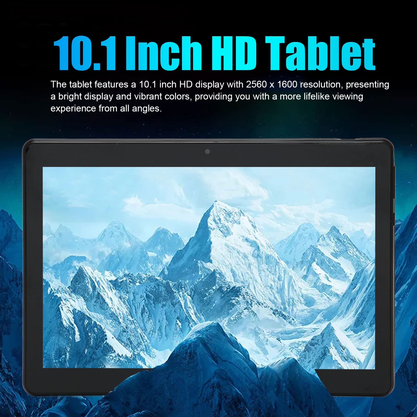 Tablet PC, 2 SIM Card 100‑240V Tablet 10.1 Screen for Work (US Plug)