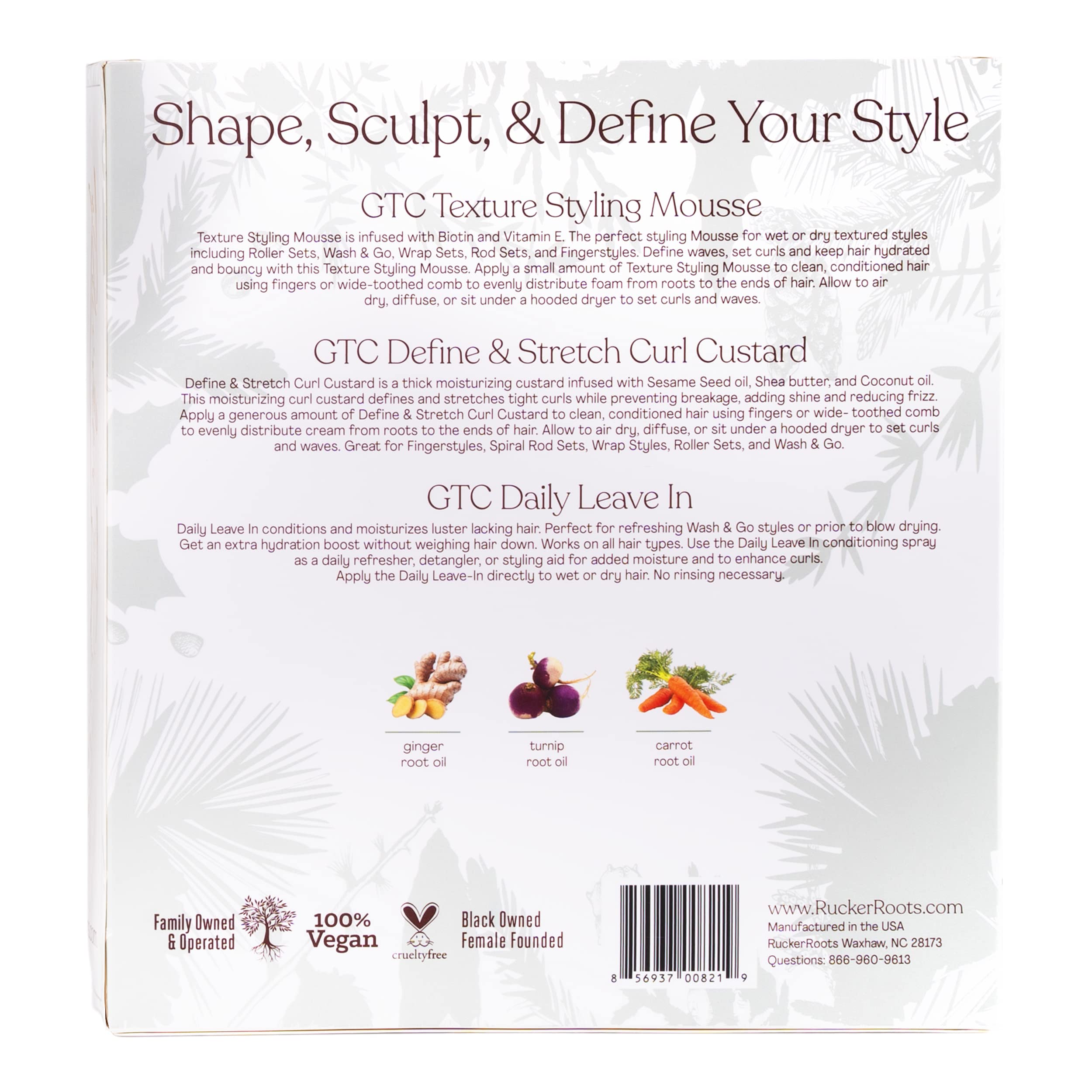 Rucker Roots "Holiday Hair" GTC Gift Set