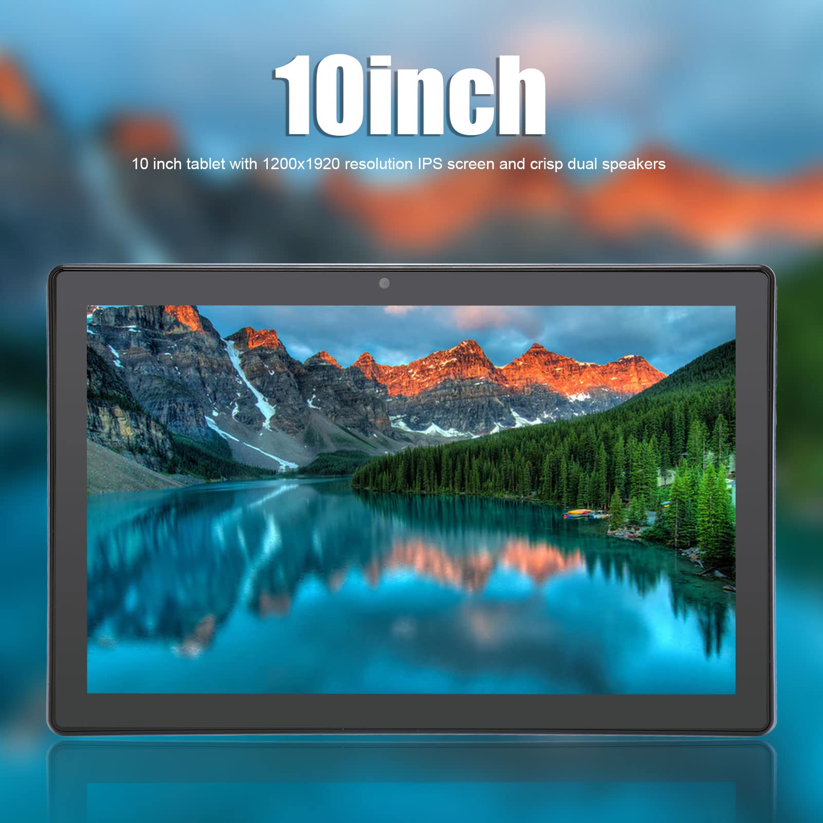 Tablet PC, 6GB 256GB 2.4G 5G Dual Band Night Reading Mode US Plug 100240V HD Tablet 4G Network for Elder for 10.0 (US Plug)