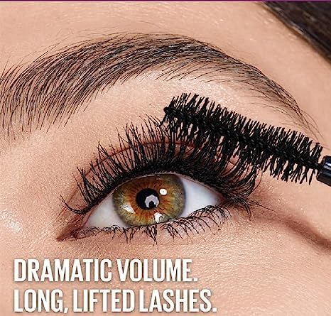 Mascara Waterproof, Voluptuous Volume Lash Mascara, Make Eyelashes Fuller and Longer 0.27 Ounce (Black)