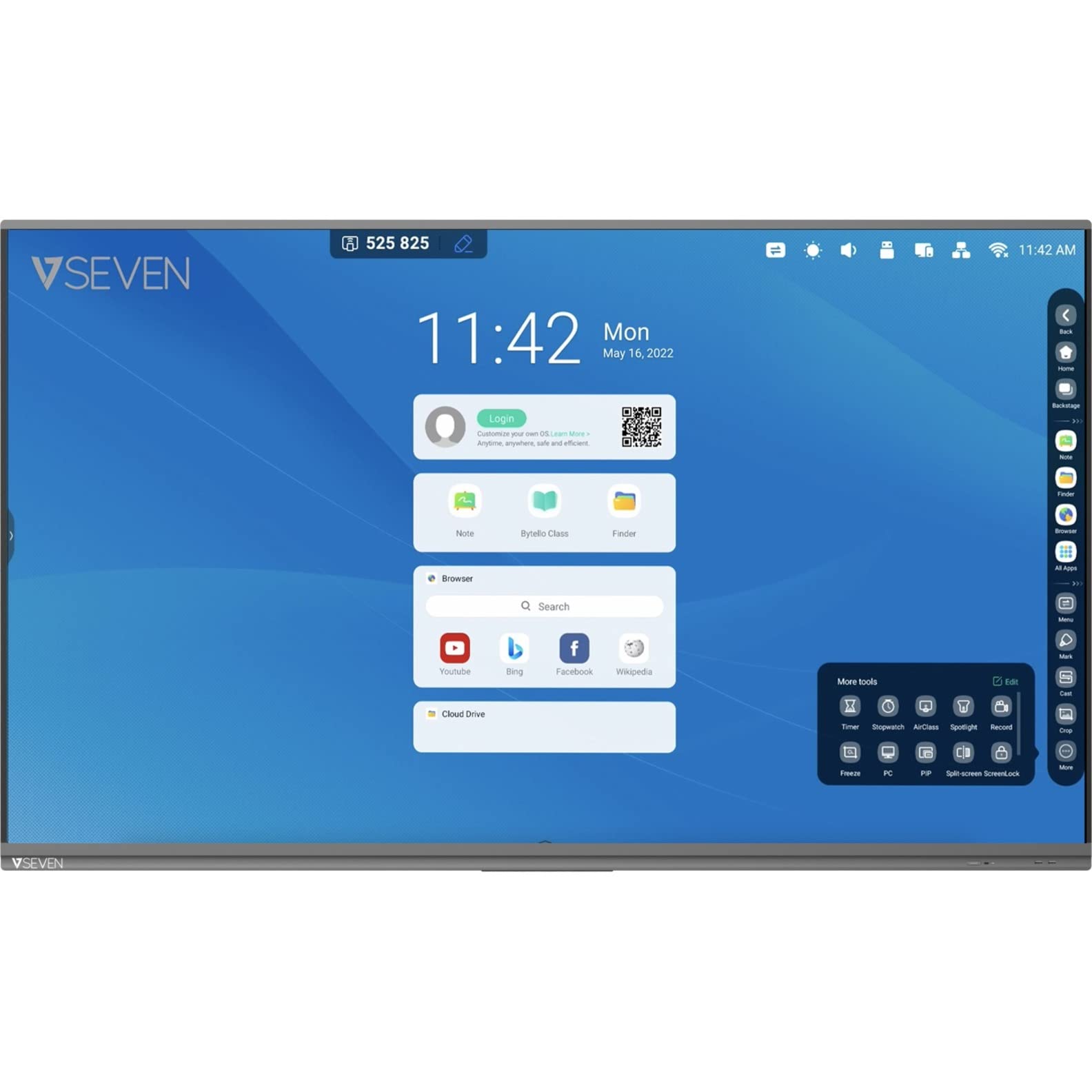 V7 IFP6502-V7PRO Digital Signage Display