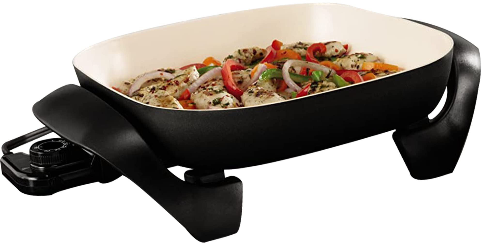 Nonstick Electric Skillet - Great for breakfast lunch dinner, and entertaining (16 Inch)