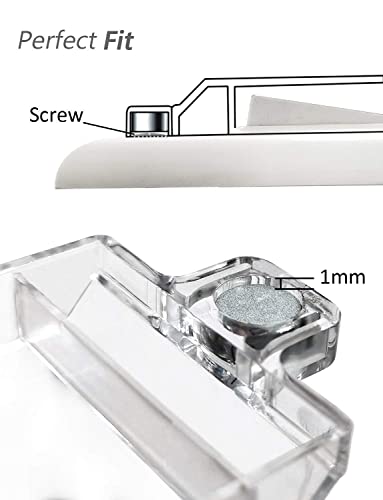 Magnetic Light Switch Guards, ILIVABLE Light Switch and Outlet Cover for Flat Modern Switches, Not Child Proof (Clear, 2 Pack)