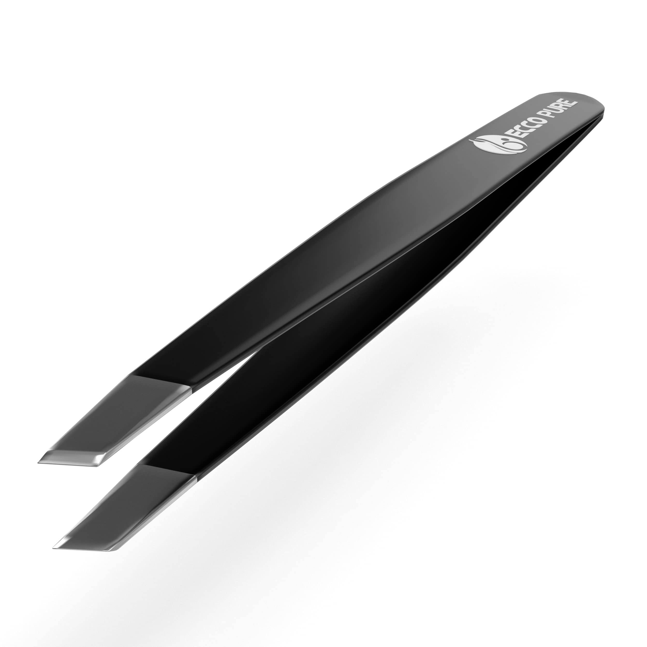 Slant Tip Tweezers For Women & Men - Stainless Steel Tweezer - Fine & Sharp Points - Premium-Grade Lab Precision (1 Pack)