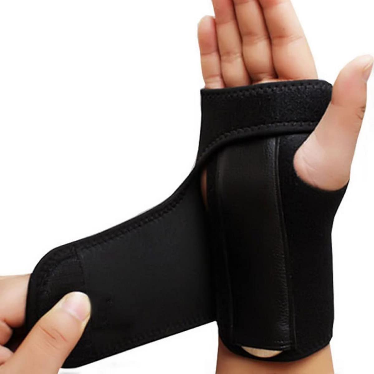NiftyPlaza Wrist Brace, Wrist Support Strap Protector Gym Band Weight Equipment Workout Fitness Exercise Belt Adjustable Sport Protector Wrist Support (Right Hand)