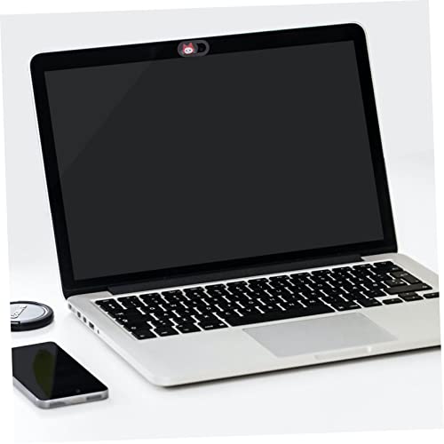 SOLUSTRE Desktop Camera 6pcs Laptop Tablet Cartoon Pattern for Ultra Webcam Shield Lid Thin Cover Blocker Black Cute Cell Privacy Camera Slider Sticker Anti- Cat Web Peeping Anti Sliding Slide