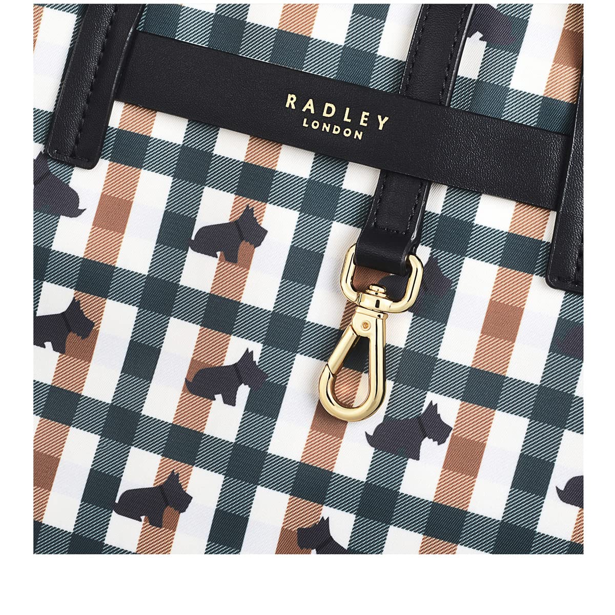 RADLEY London Finsbury Park - Checked Dog - Medium Ziptop Satchel