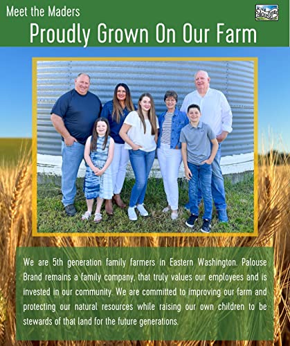 Non-GMO Project Verified Hard White Wheat Berries | 5 LB Burlap Bag | 100% Non-Irradiated | Kosher Parve | USA Grown | Field Traced