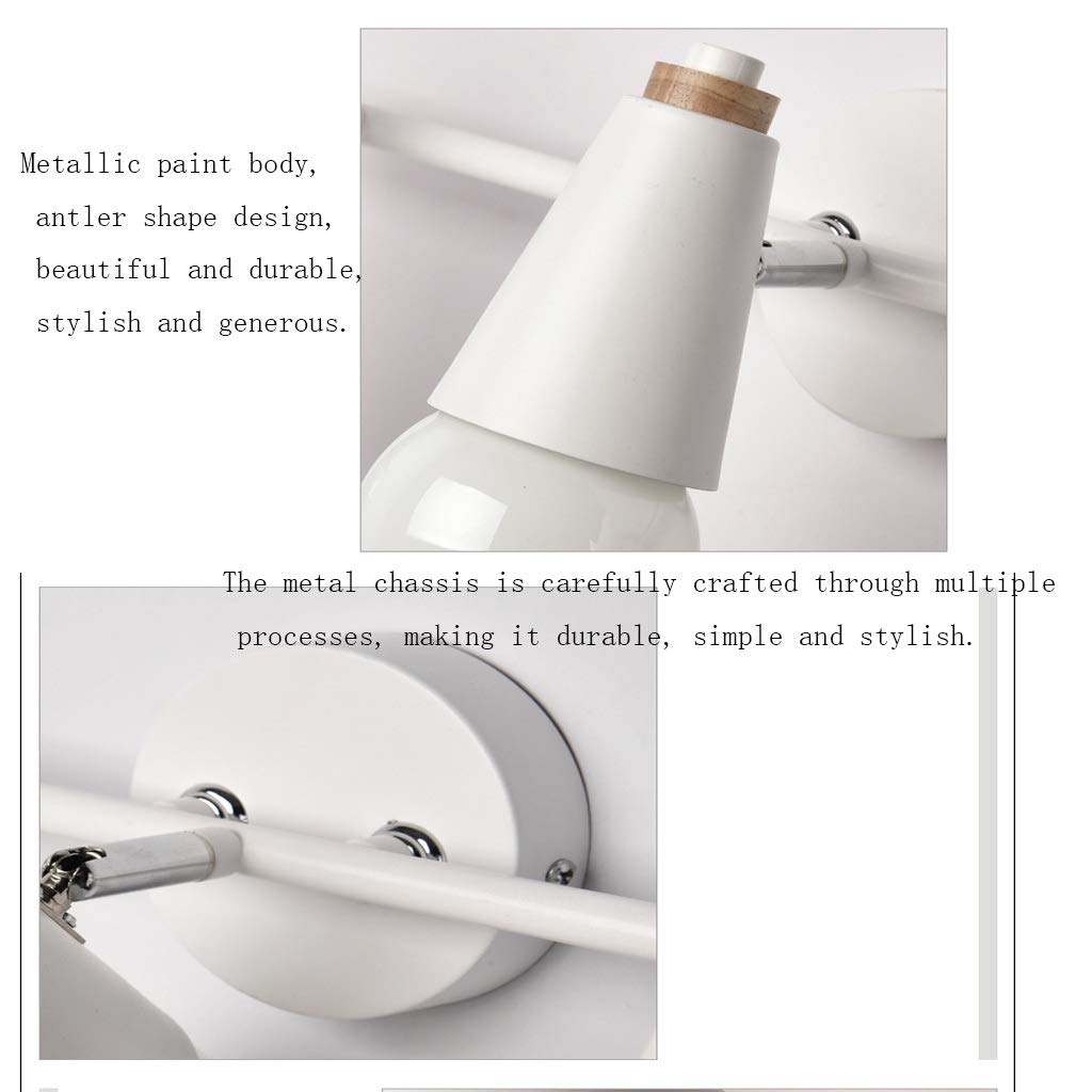OPIU Bathroom Vanity Light Nordic Mirror Headlights Living Room Aisle Wall Lamp Bathroom Mirror Light Bedroom Bedside Macarons Flashlight Home Lighting LED Vanity Light Mirror Lights