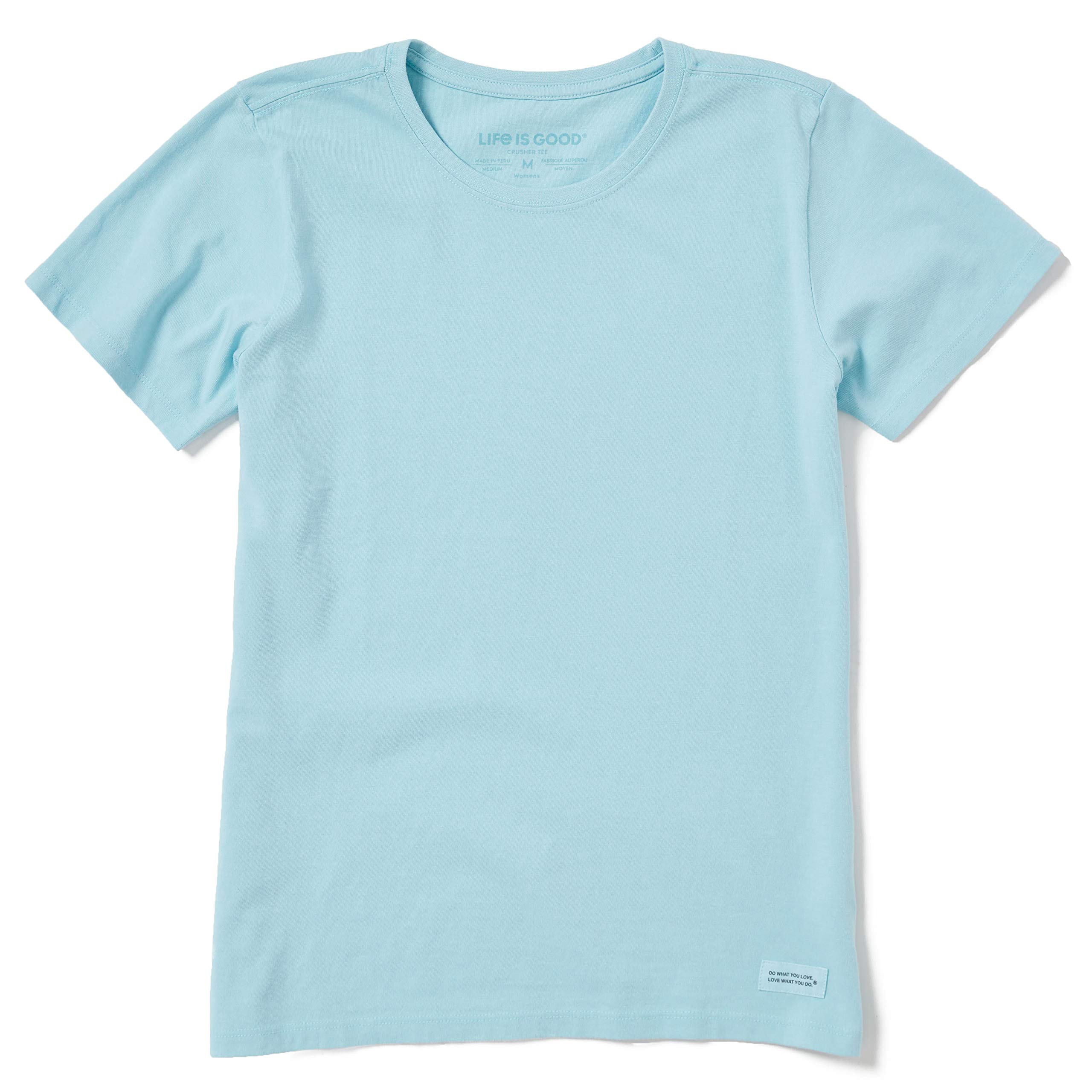 Life is good Womens Crusher, Beach Blue, Small