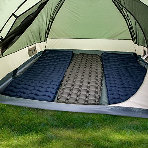 Night Cat Camping Tent 2 3 Persons with Porch Family Backpacking Tent Double Layers Waterproof Easy Clip Setup 7x6x4.3ft Porch Pole Not Inlcuded