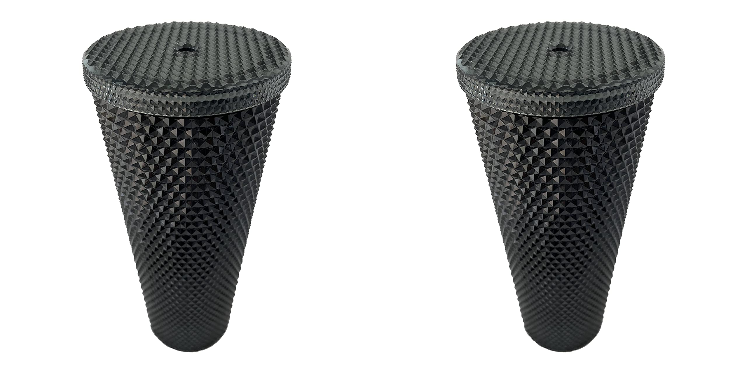 MIE 24 oz Tumbler Replacement Lid - Compatible for Starbucks Studded Diamond Grid Venti Cold Drink Tumbler Lid, Cup Lid