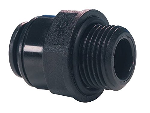 John Guest PM011013E Male Connector, 10 mm x 3/8" BSPP (Pack of 10)