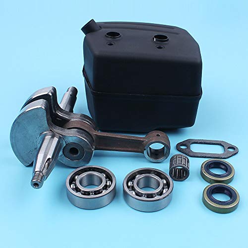 Laliva tools - Crankshaft Crank Bearings Muffler Exhaust Gasket Oil Seals Needle Kit For HUSQVARNA 268 272XP 272K 61 66 266 Chainsaw Repl. Part