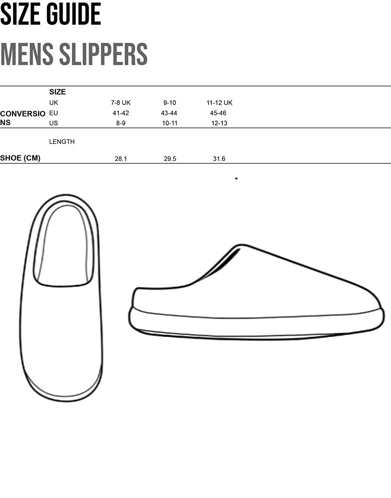 Marvel Avengers Slippers Comic Mens Slip On House Shoes Loafers 9-10 UK