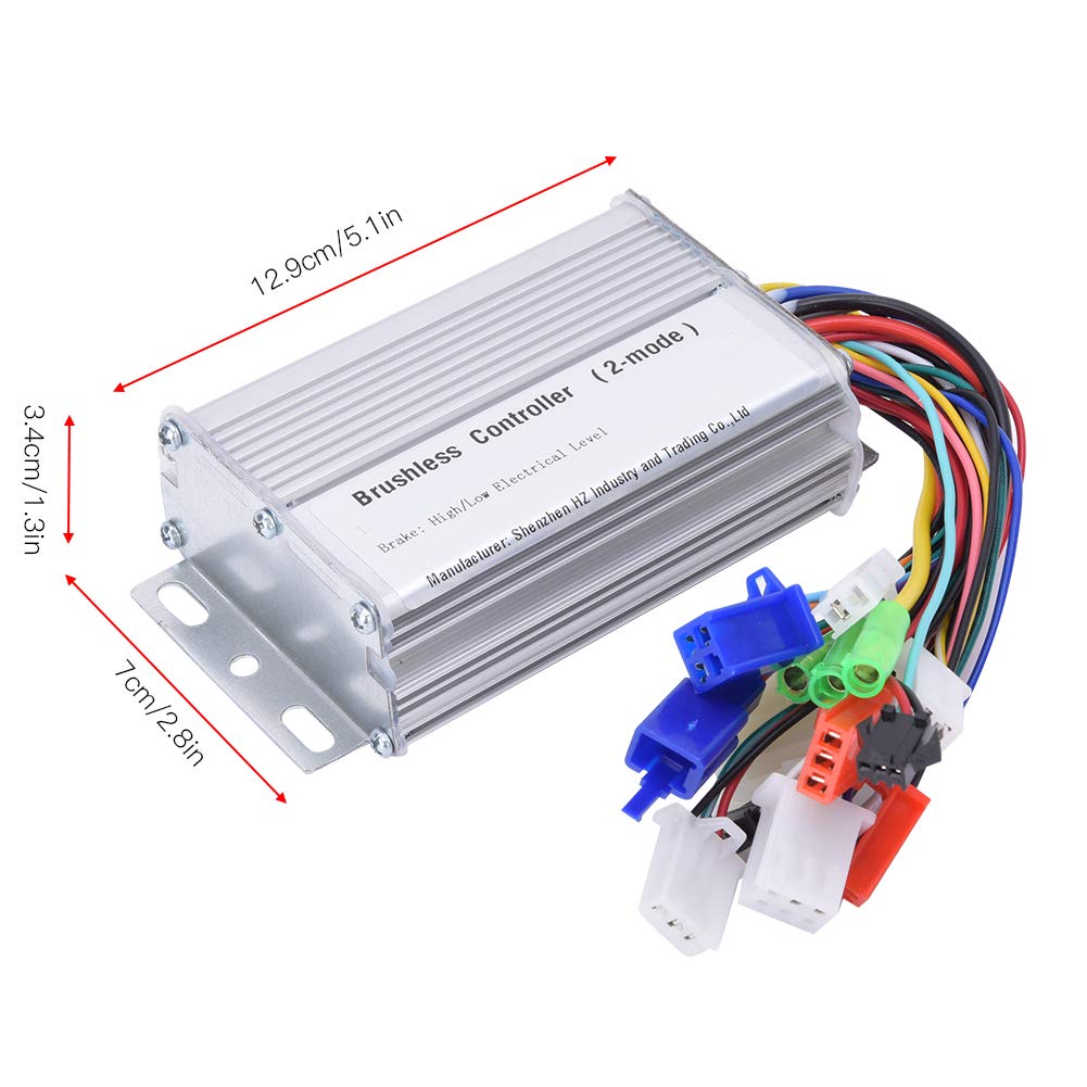 Rehomy 350W Electric Brushless Motor Controller for 1 6 Motor Brushless Controller Electric Motor Controller 6- Electric Brushless Controller Electric Motor Controller Motor Controller 6