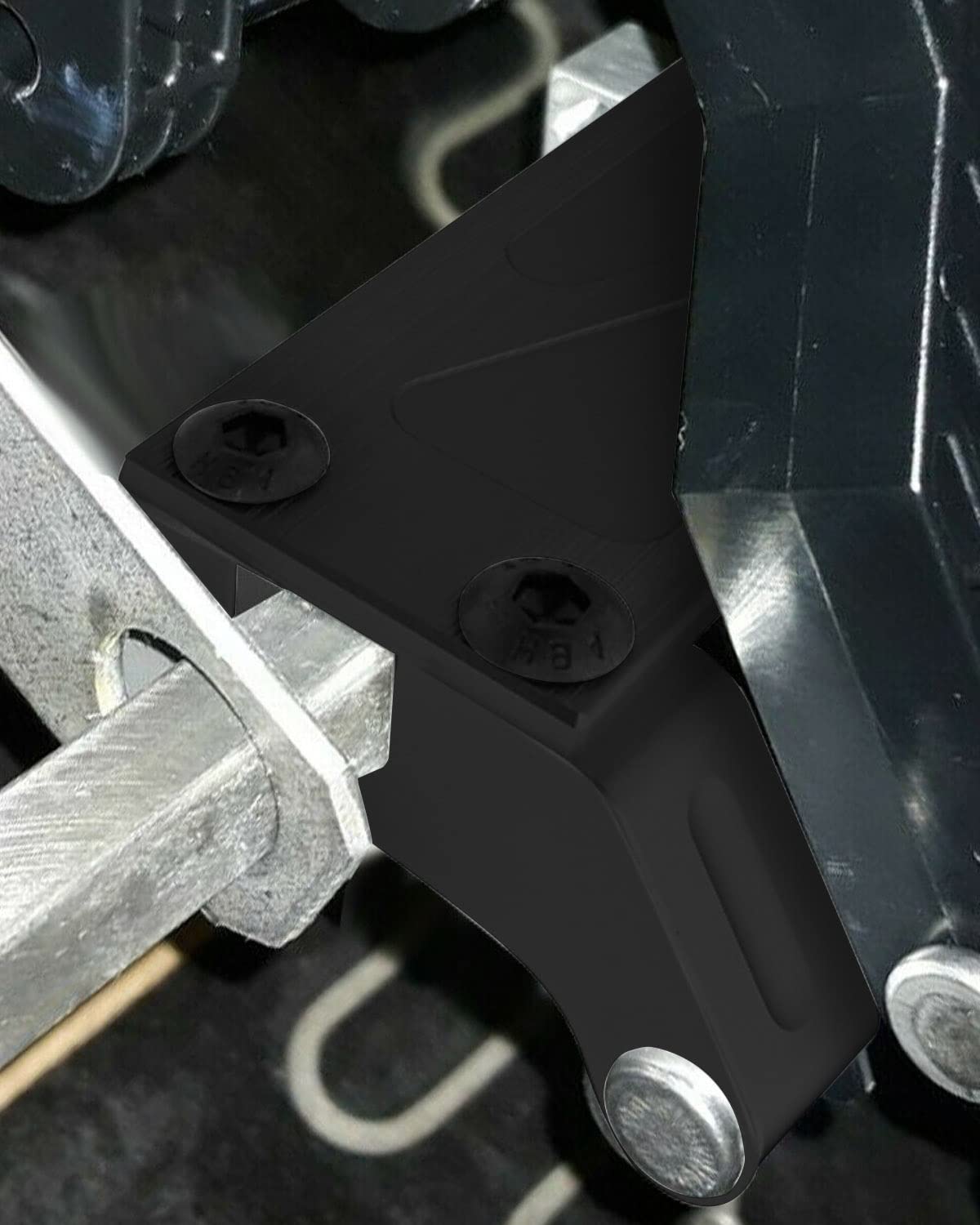 Metal Drive Toggle Bracket Fit for All La-Z-Boy Lazyboy Power Recliners Parts, Metal Motor End Clevis Mount Toggle with 2Pcs Plastic Split Bushings, Black