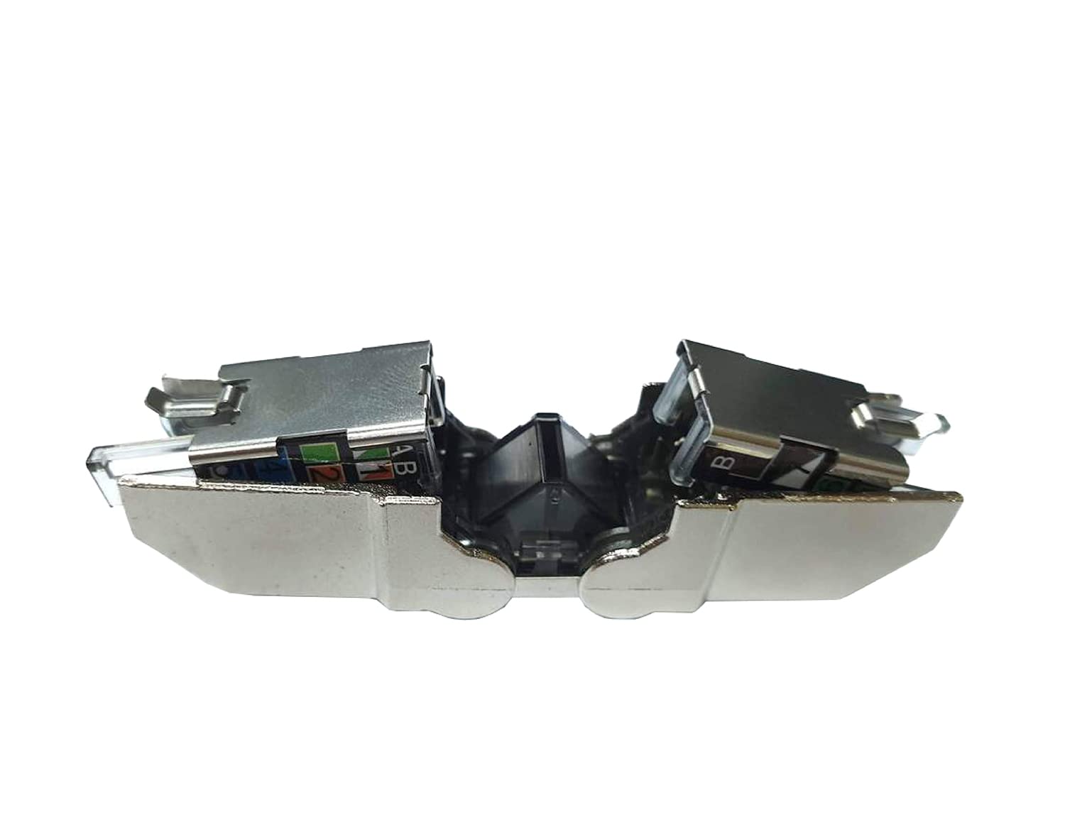 VARICONN Ethernet Junction Box Connector, Butt Splice Extension of CAT6A/CAT6E/CAT6/CAT5 Network Cable UTP/FTP/STP(2PACK), Tool Free Terminal, DIY Coupler Adapter, 22-26Awg, with Cable Tester