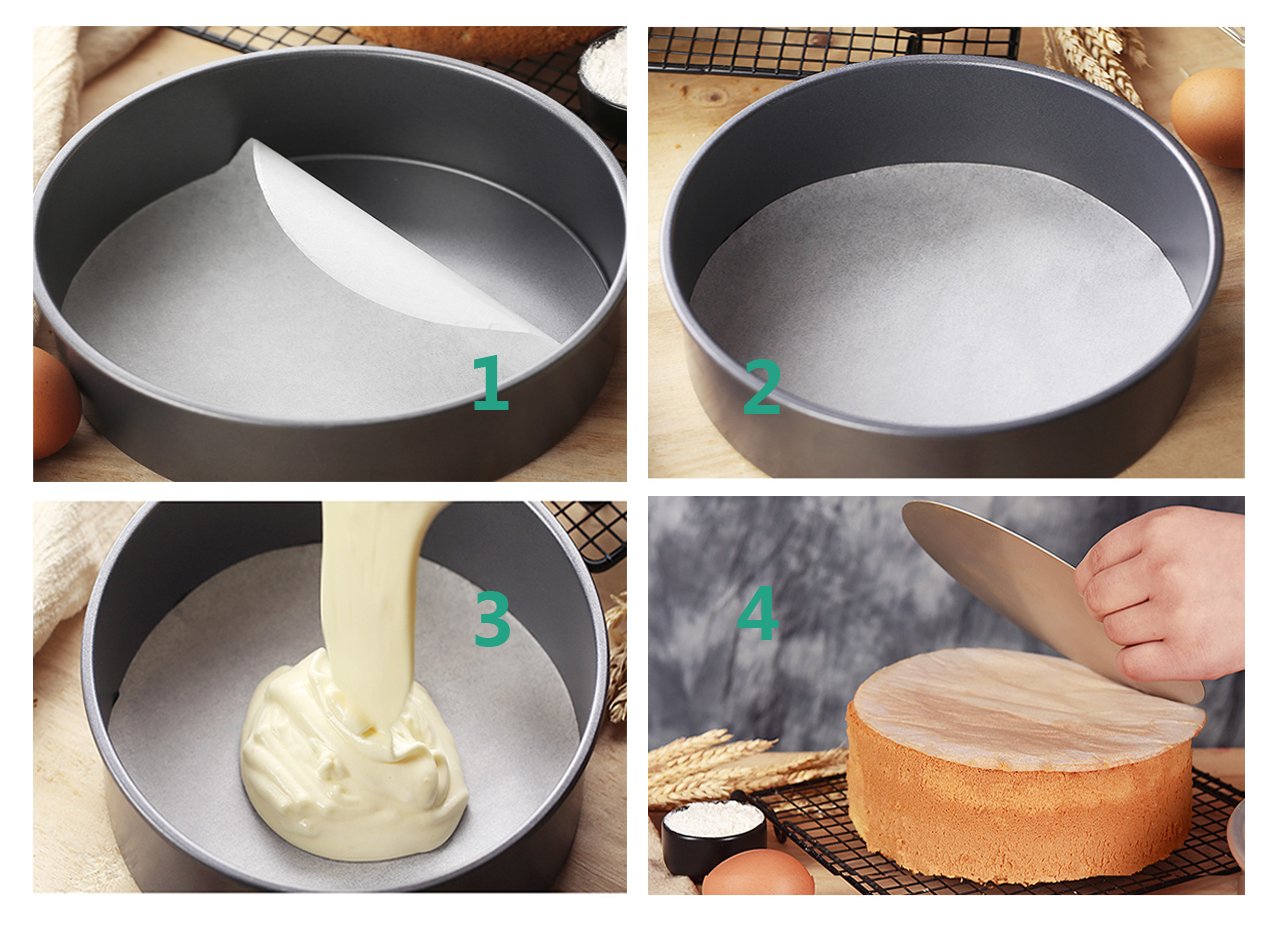 Parchment Paper Rounds 7 Inch Diameter Precut for Baking 100pcs - Non-STICK 7'' Cake Pan Liner Circles, Perfect for Cheesecake Pan Springform Pan Bundt Pan Steamer and Air Fryer