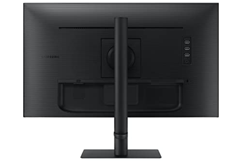 SAMSUNG 27-Inch ViewFinity S8 Series 4K UHD High Resolution Monitor, IPS Panel, 60Hz, Thunderbolt 4, HDR 10+, Built-In Speakers, Height Adjustable Stand, S27B804TGN, 2022, Black