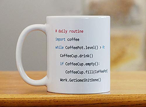 Python Programmer Coffee Mug - Software Developer Gift - Computer Science