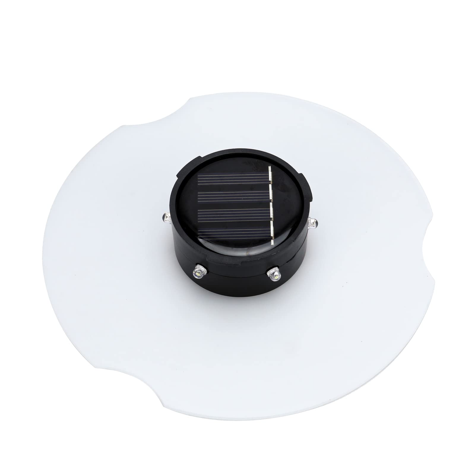 MUMTOP Solar Panels for Bird Bath, 6 Led Solar Power Light Automatically Glow at Night, Waterproof Suitable for Birdbath Outdoor, Yard, Garden Decoration