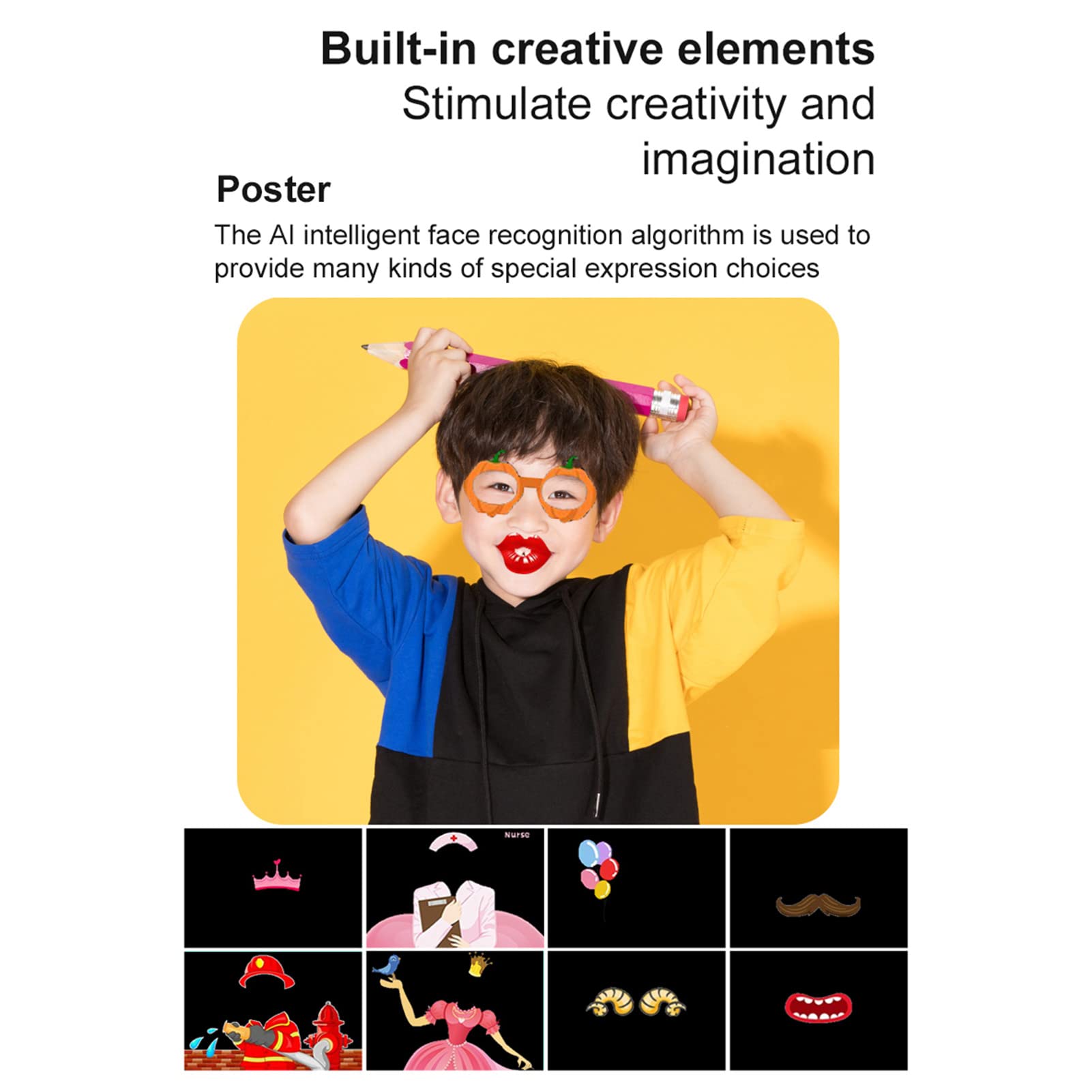 mewmewcat Digital camera1080P Mini Cartoon Digital Camera Digital Video Camera for Dual Lens 2.0 Inch IPS Screen Built-in Battery Cute Photo Frames Interesting Games with N
