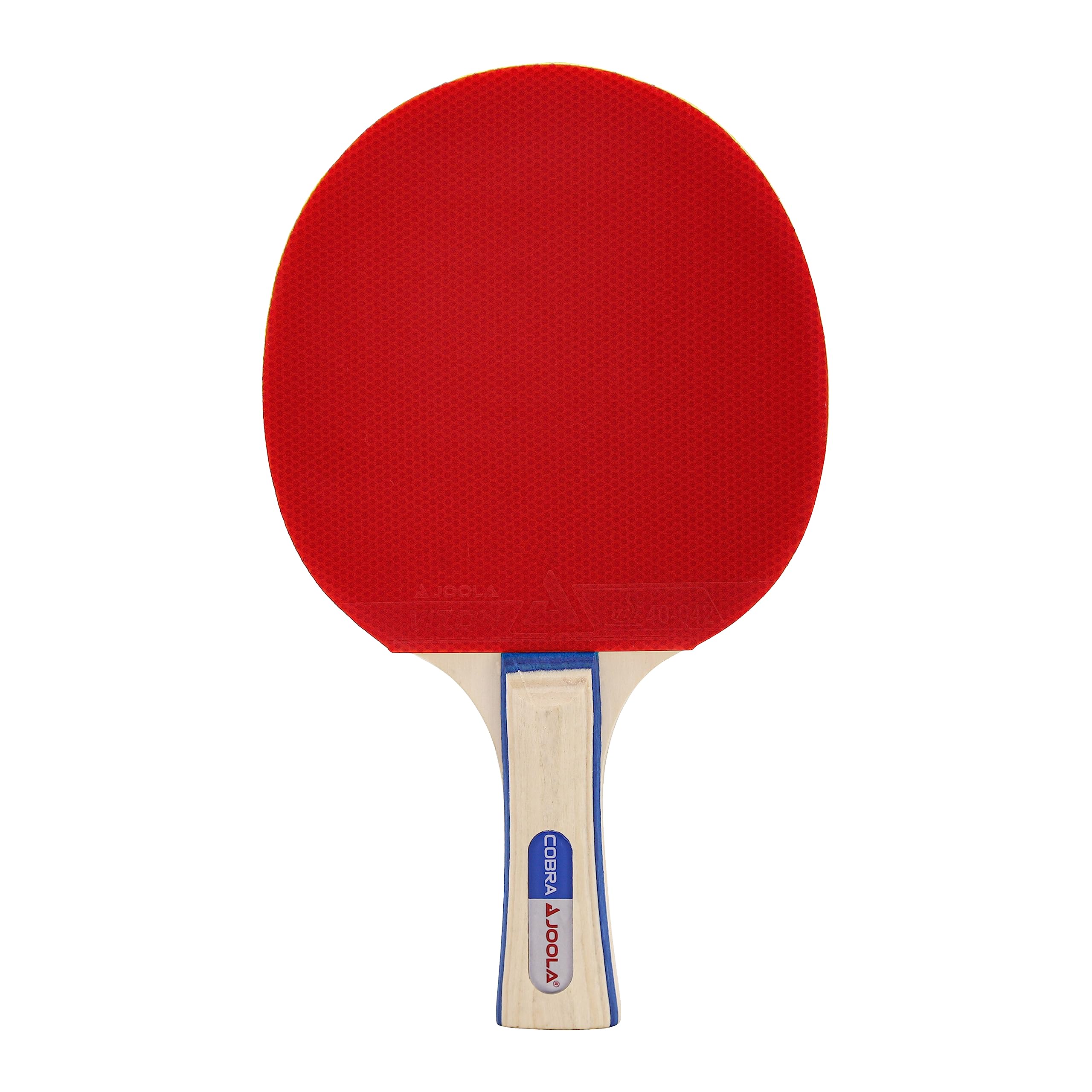 JOOLA Cobra Recreational Ping Pong Paddle - ITTF Approved Table Tennis Rubber - JOOLA Technology Ensures Ideal Ball Control and Spin - Table Tennis Racket for All Skill Levels - Flared Handle Grip