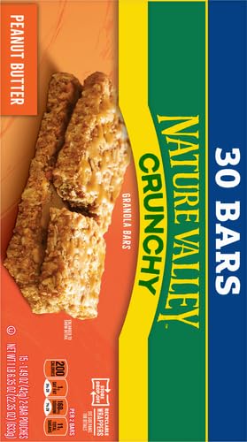 Nature Valley Crunchy Granola Bars, Peanut Butter, 15 ct, 30 bars