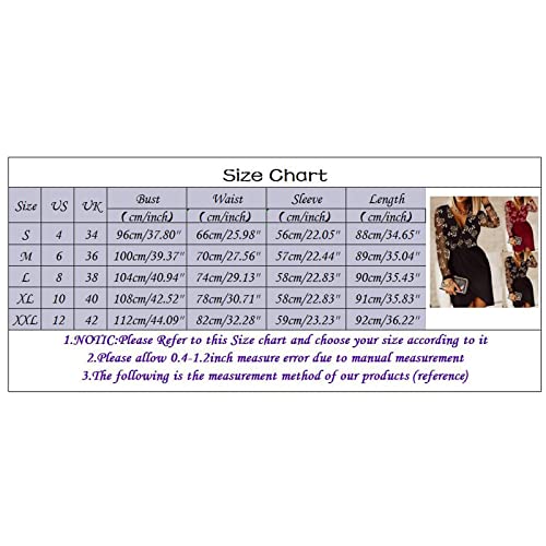 Pinkpaopao Bronzing Floral Printed Mesh Long Sleeve Evening Dress Deep V Neck Ruched Wrap Cross Midi Dress