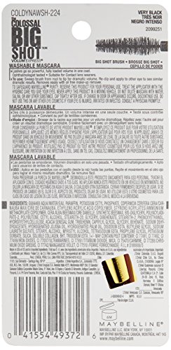 Maybelline New York Volum' Express The Colossal Waterproof, Very Black, 0.33 fl. oz.