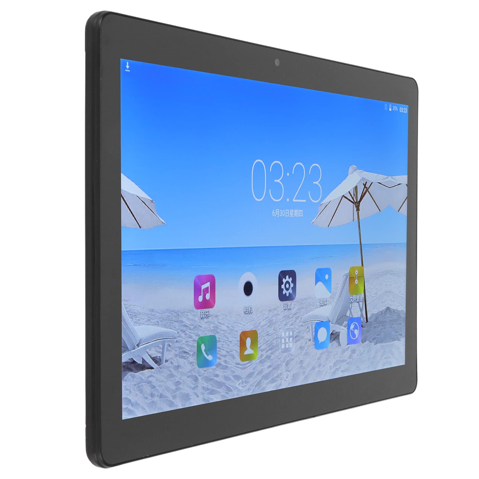 MAVIS LAVEN Tablet PC, 100‑240V 3G LTE Mobile Phone Tablet 128GB Extended for Android 10.1in Tablet for Entertainment (US Plug 100V to 240V)