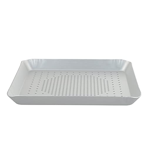 Temkin 3pcs Tray Cake Baking Plate Xxcm Utensil Ie Bread Pe Sticks Practical Making Stick Rim Cm Silver Nonstick Pancake Mesh Screen Non- Oven Steel Brownie Loaf with Supplies Xcm Plate (Size : 20X20