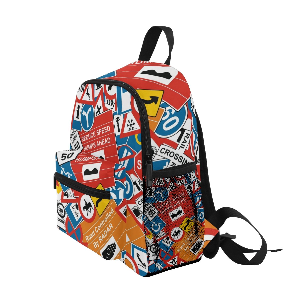 My Daily Kids Backpack Traffic Signs Nursery Bags for Preschool Children