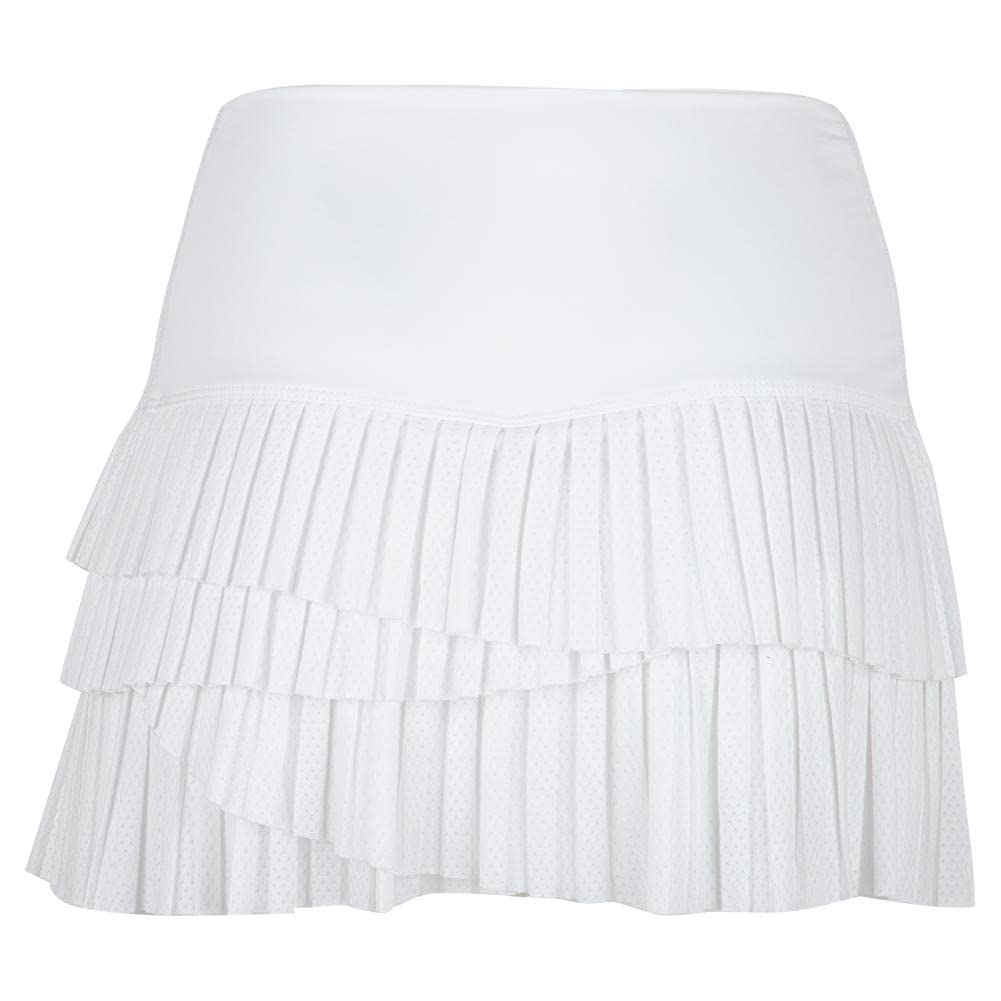 Lucky In Love BMS Hi Pleat Scallop Skirt - Charcoal
