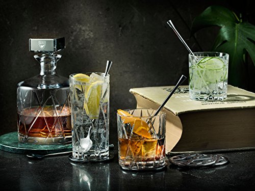 Orrefors City 11.6 Ounce Highball Glass, Set of 4