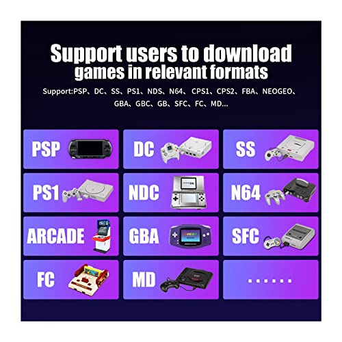 Retro Game RG353P Handheld Video Game Console 3.5 Inch IPS Screen RK3566 with WiFi Android Li-nux TV Out Retro Games Player Box (Size : 128G 25000 Games, Color : Black with Bag)