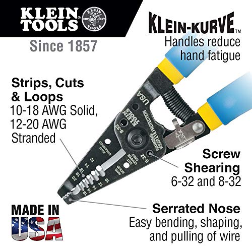 Klein Tools 92914 Tool Kit, Tool Set Includes Basic Tools, Pouch and Belt for Journeyman, Linesman, Professionals and Homeowners, 14-Piece