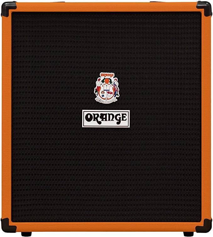 Orange Crush 50-Watt Glenn Hughes Limited Edition Bass Guitar Combo Amplifier - Purple Bundle with Instrument Cable and Austin Bazaar Polishing Cloth