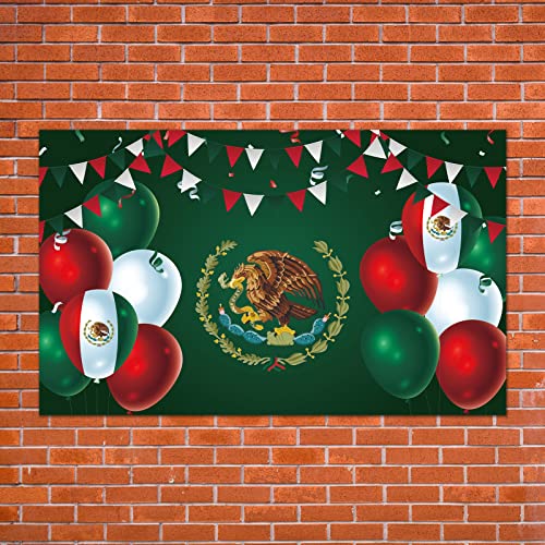 Mexican Independence Day Backdrop for Photography Viva Mexico Banner Mexico Independence Day Decor Mexican Fiesta Party Decorations and Supplies