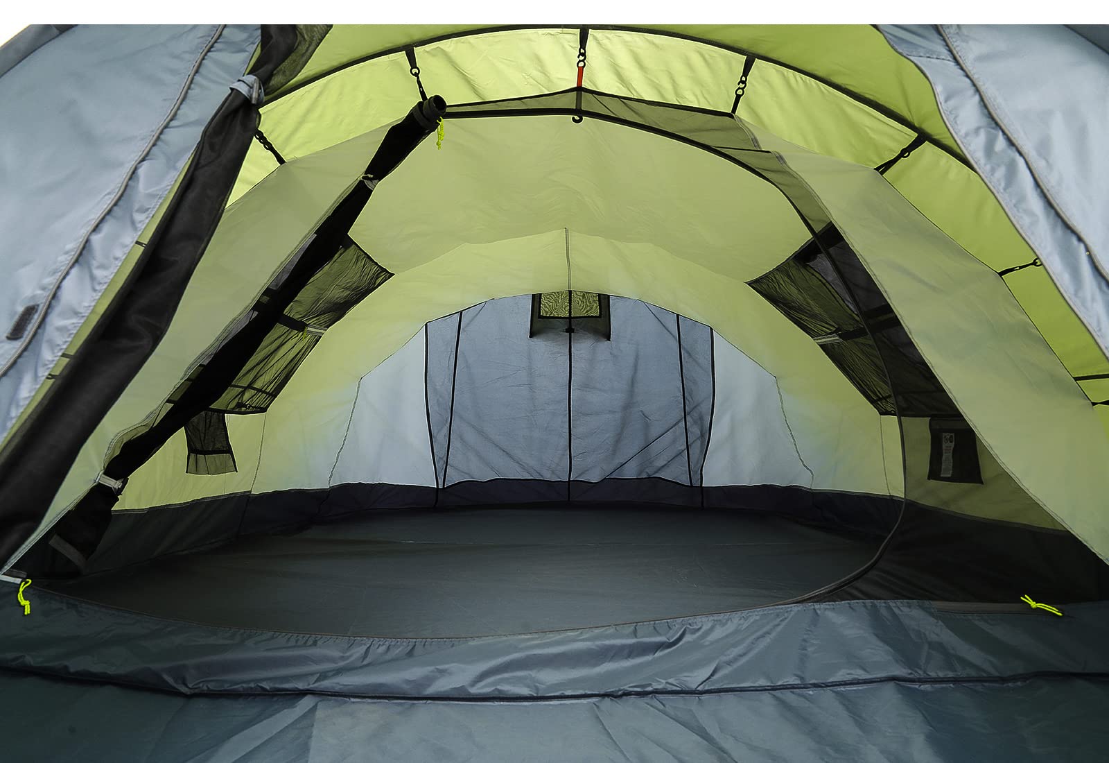 PALLYGO Easy Pop Up Tent 6 Person Tents for Camping Traveling Double Layer Waterproof Instant Family Camping Tents