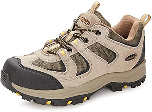 Nevados Boom 2 Low Hiking Boots for Men, Water Resistant, Multi-Terrain Lug Pattern, Comfortable & Weather Proof Structure Rubber Traction Outsole Cradled Footbed