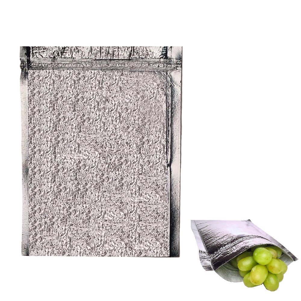 Ohara Insulated Easy Zip Lock Resealable Aluminum Sandwich Bag - Reusable Thermal Snack Bento Camping Picnic Hot & Cold Pouch (Sliver, 10)