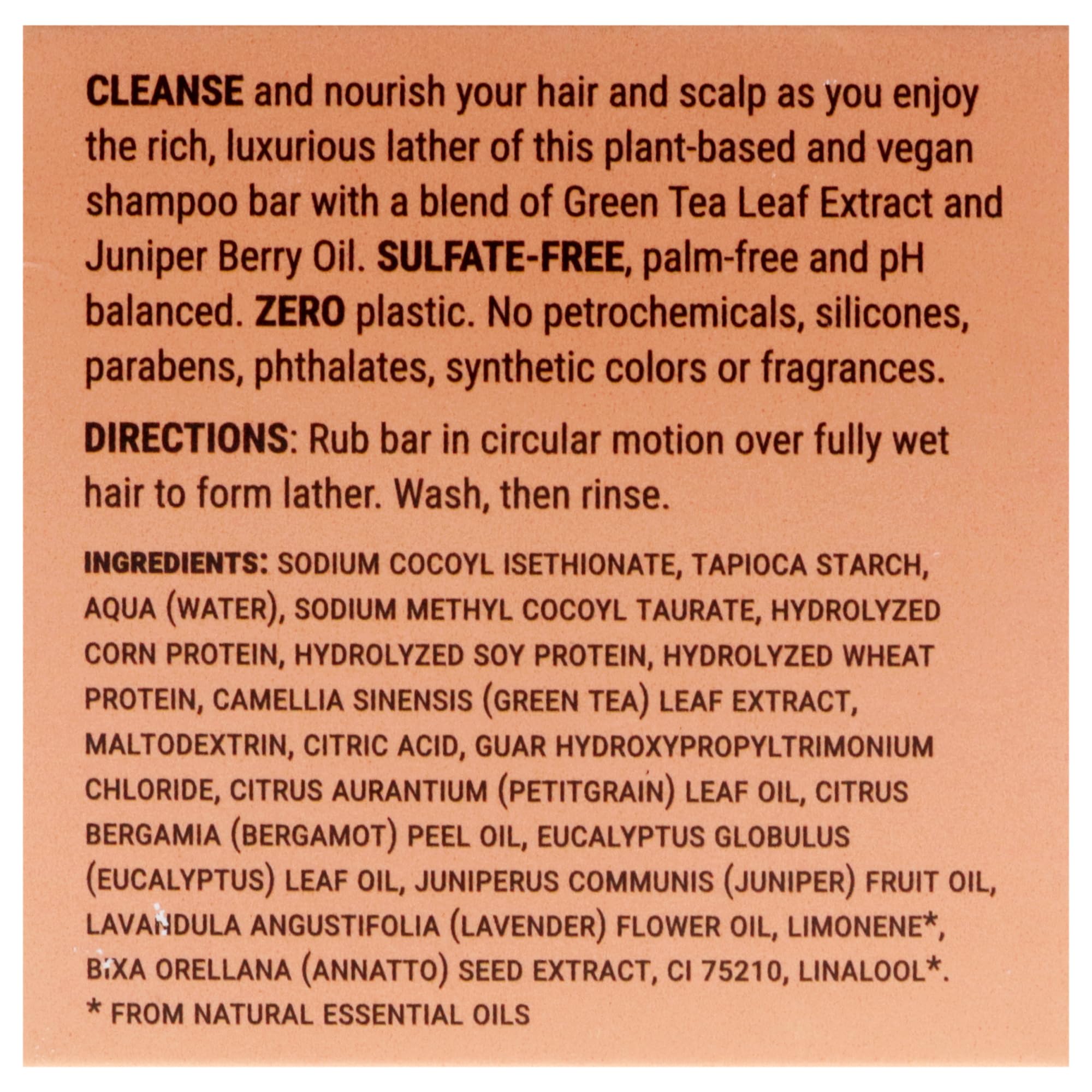 Superzero Shampoo Bar - Normal-Oily Shampoo Unisex 3 oz