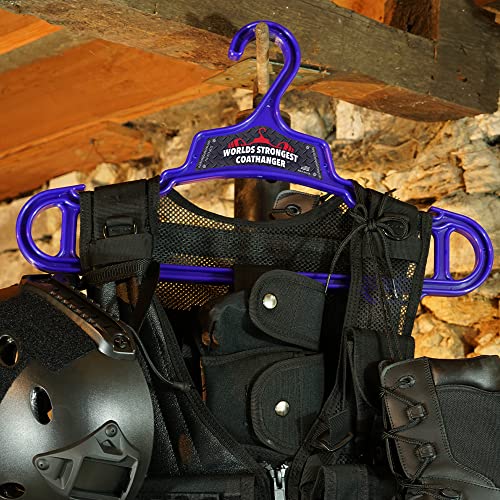 Worlds Strongest Coat Hanger | USA Made | 140 lb Load Capacity | Multipurpose Gear Hanger | Coyote 498 (6)