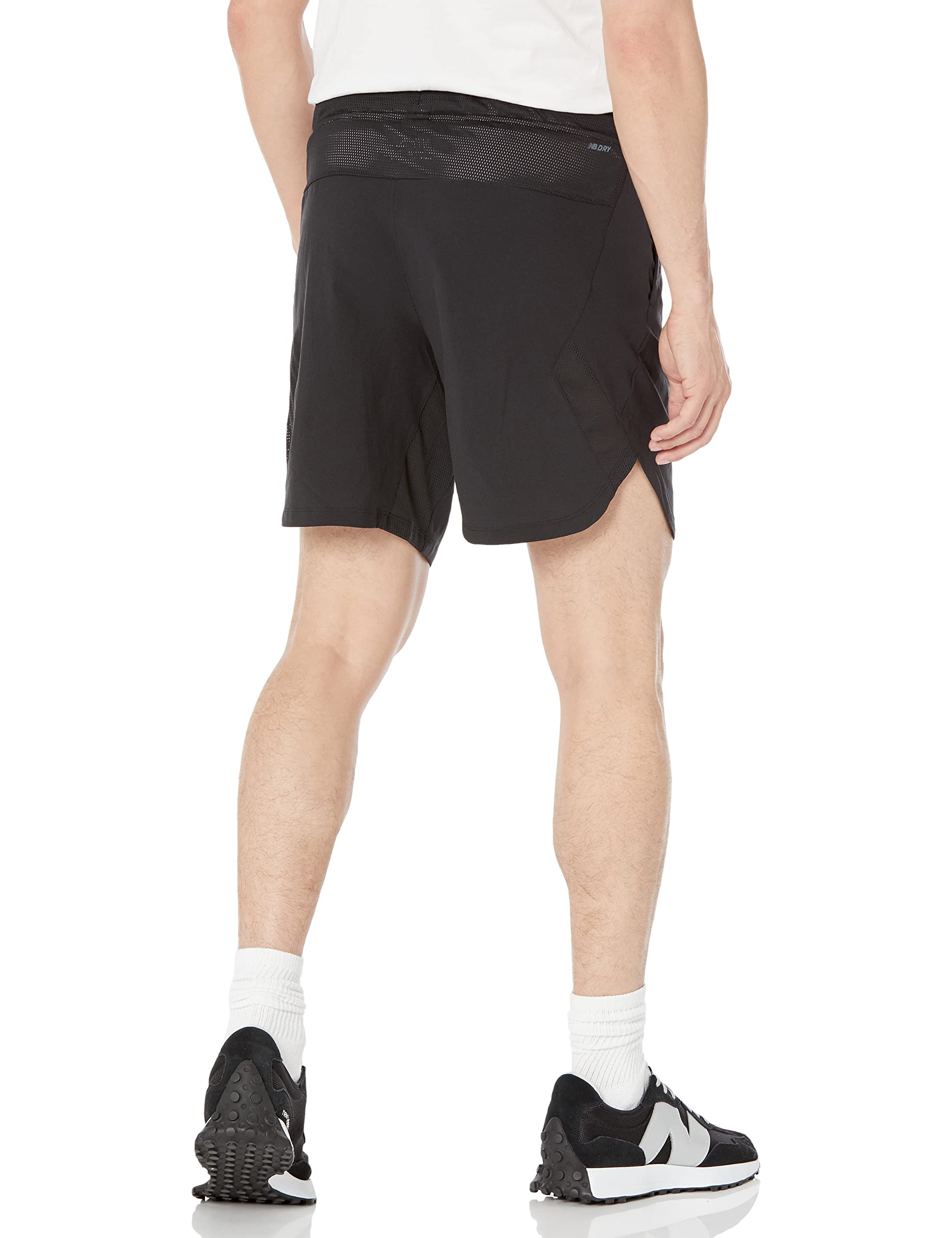 New Balance Men's R.W.T. Woven Short, Black, Large