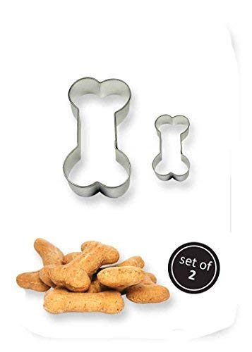 PME Set of 2 Bone Cookie and Cake Cutters, Small & Medium, Standars, SC608