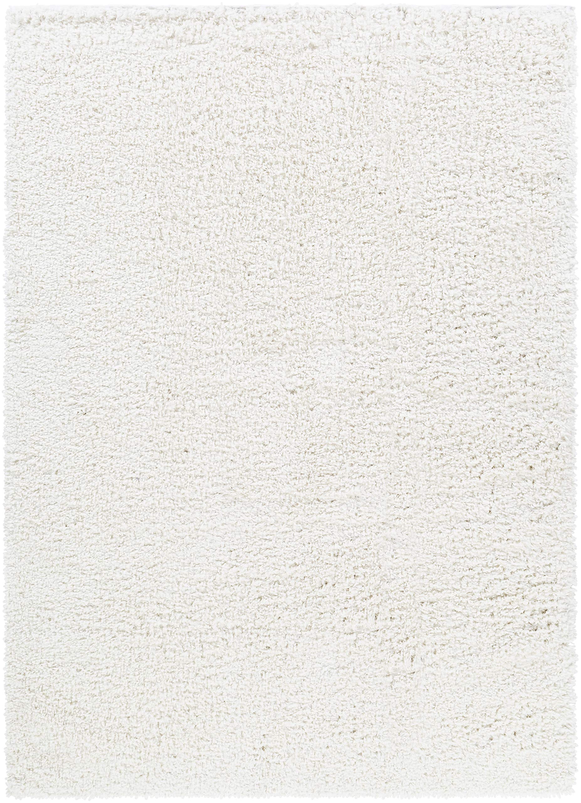 Livabliss Kiana Modern Minimalist Area Rug,5'3" x 7'3", White