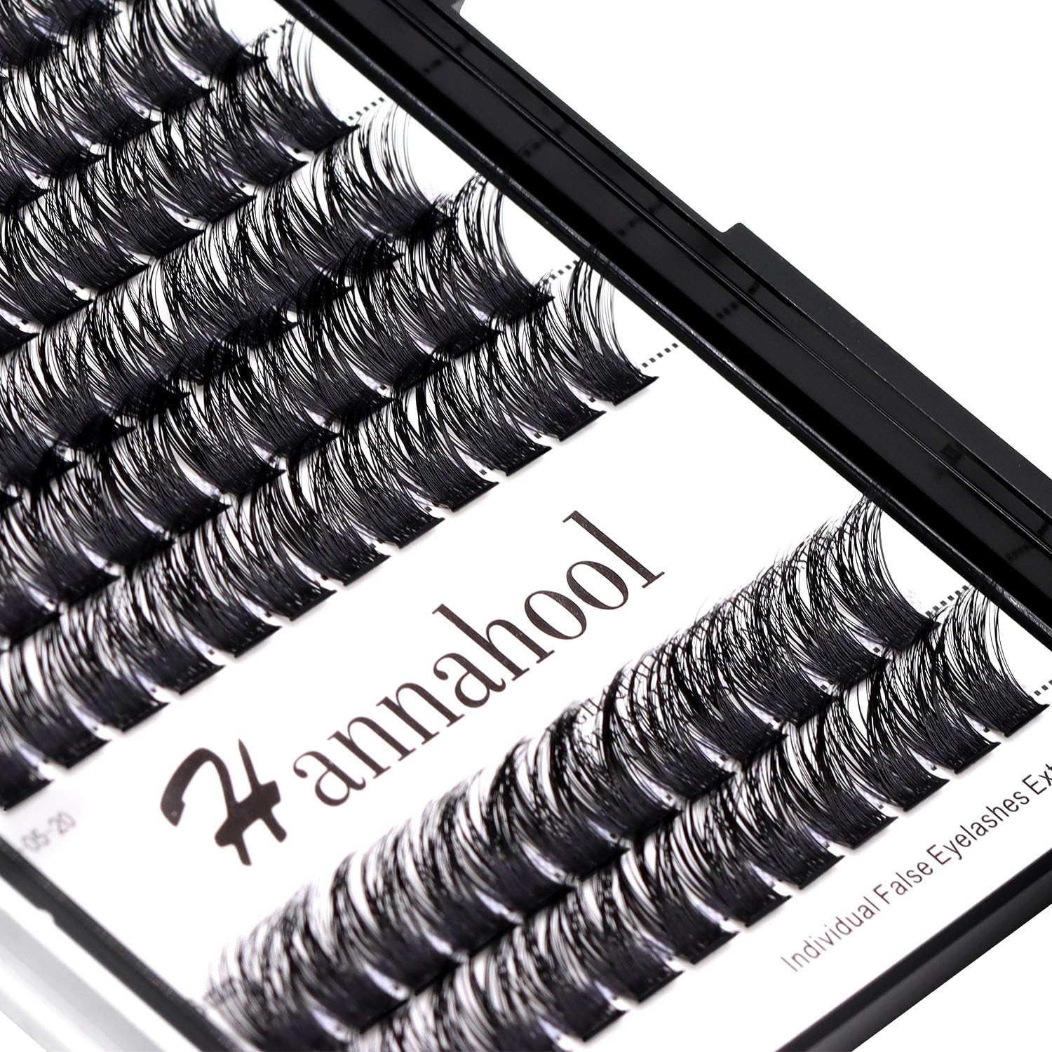 Large Tray D Curl Thickness 0.07mm Mixed 8-10-12-14mm/10-12-14-16mm/12-14-16mm /14-16mm/10-12-14mm Wide Stem Individual Cluster False Eyelashes Volume Eye Lashes Extensions 200PCS(mixed 12-14-16mm)
