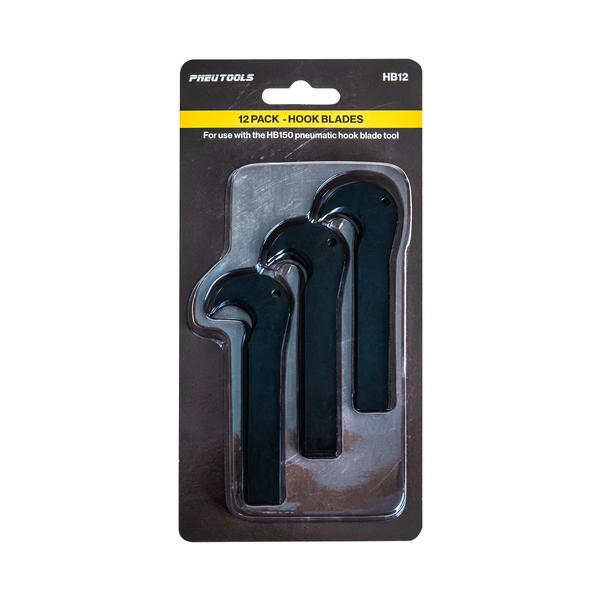 PneuTools HB12 Hook Blades 12-pack (For use with the HB150 Hook Blade Tool)